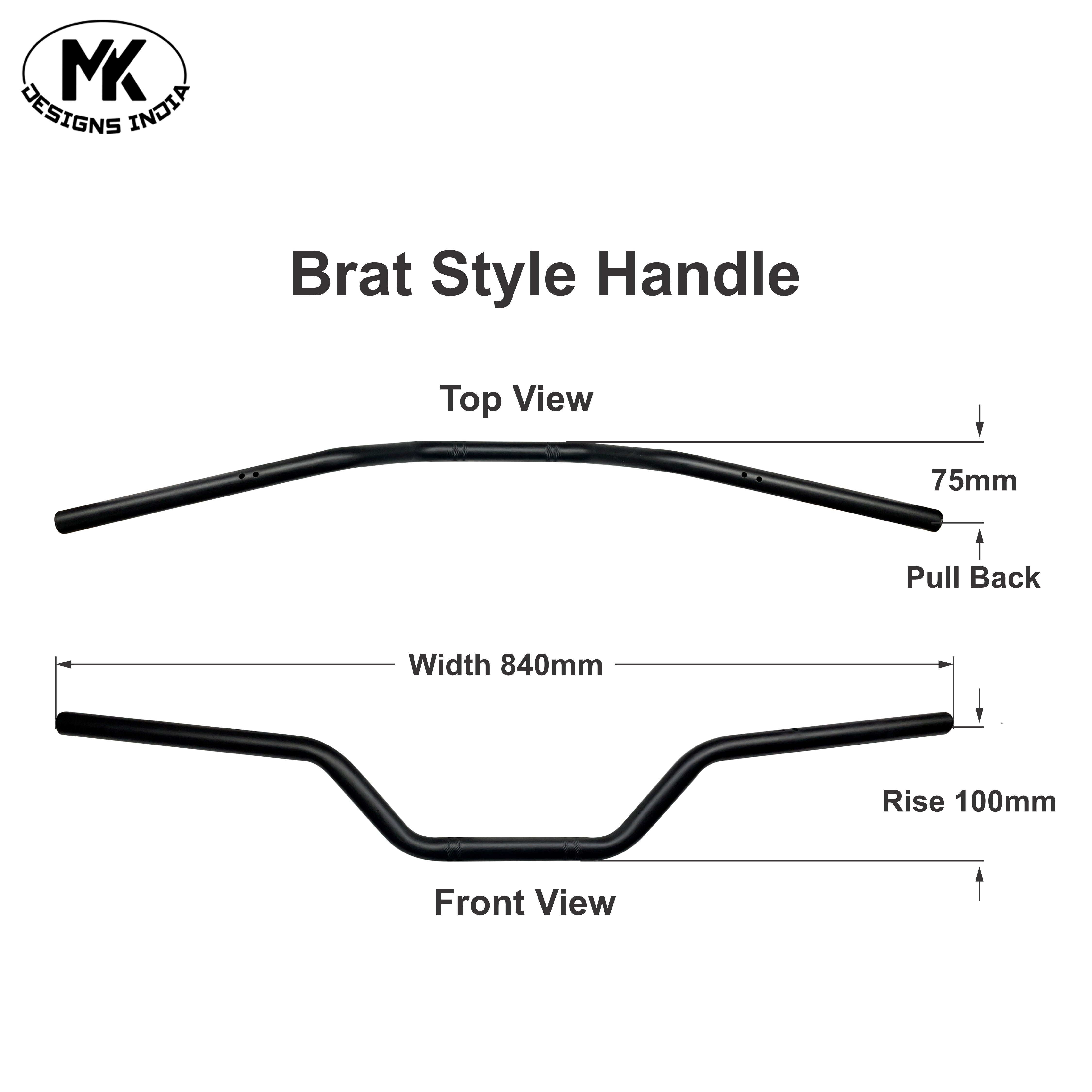 Harley Handlebar Size Chart Handlebars 7/8" With Foam Pad,RUTU Dirt